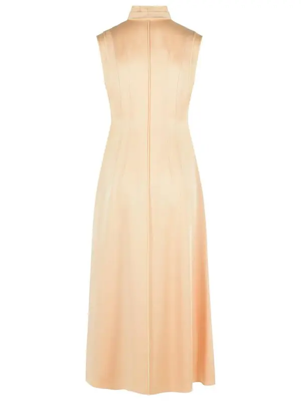 JIL SANDER Sleeveless Deep Neckline Dress - Pink