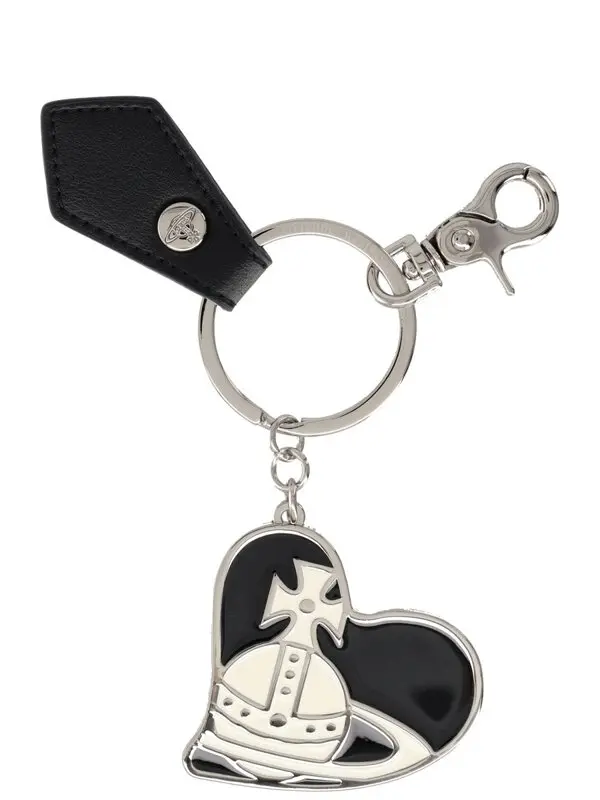 VIVIENNE WESTWOOD Keychain Orb Heart - Black