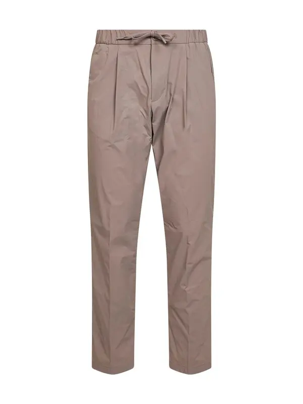Herno Dove Grey Maestro Nylon Trousers