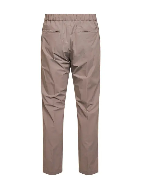 Herno Dove Grey Maestro Nylon Trousers