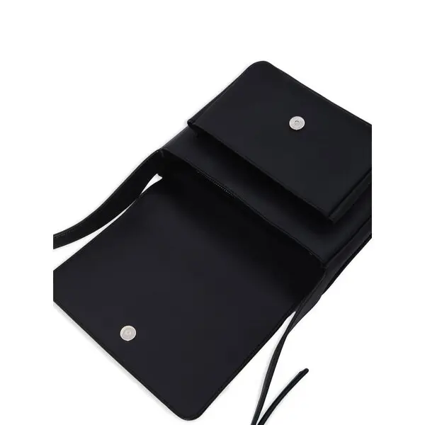 Saint Laurent Calf Leather Messenger Bag - Black