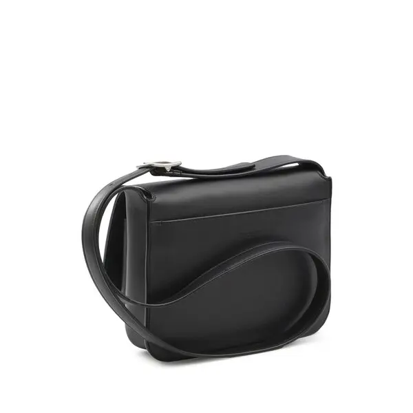 Saint Laurent Calf Leather Messenger Bag - Black