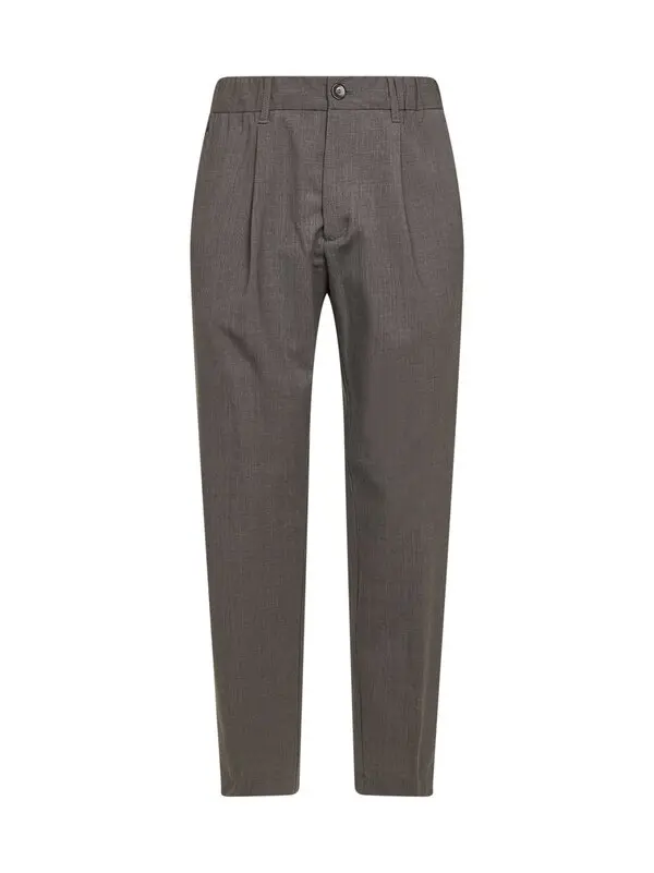 Herno Two-way Stretch Wool Canvas Trousers - Multicolor