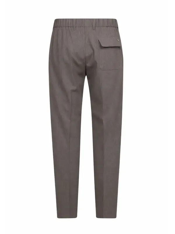 Herno Two-way Stretch Wool Canvas Trousers - Multicolor