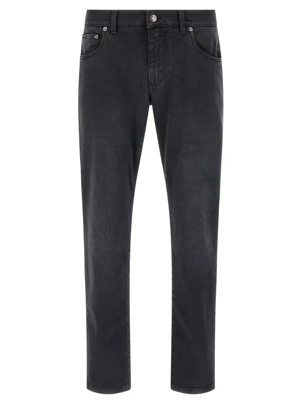 Dolce & Gabbana Stretch Denim Jeans - Black