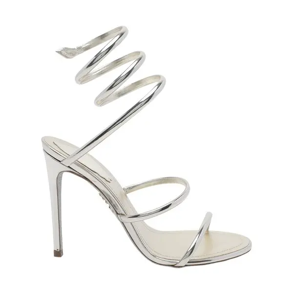 Rene Caovilla Cleo Pump Sandals With Crystals