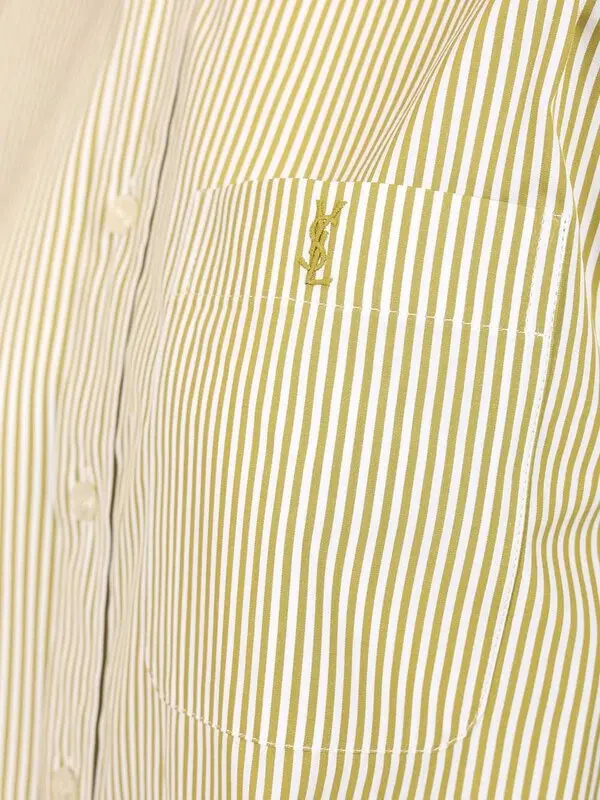 Saint Laurent Cassandre Cotton Poplin Shirt - Multicolor