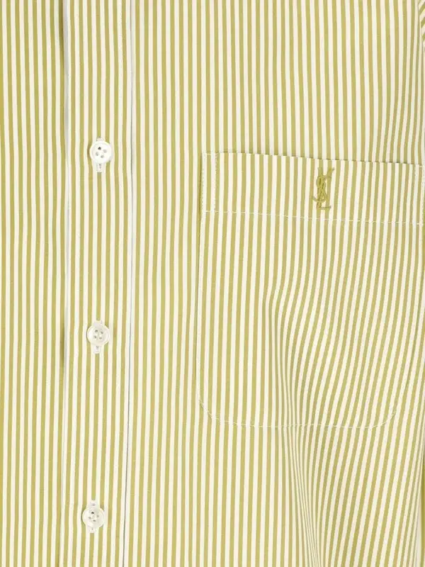 Saint Laurent Cassandre Cotton Poplin Shirt - Multicolor