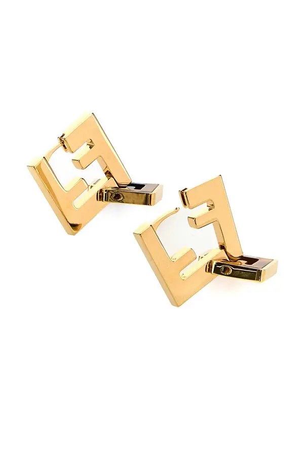 Fendi Logo Motif Drop Earrings - Multicolor