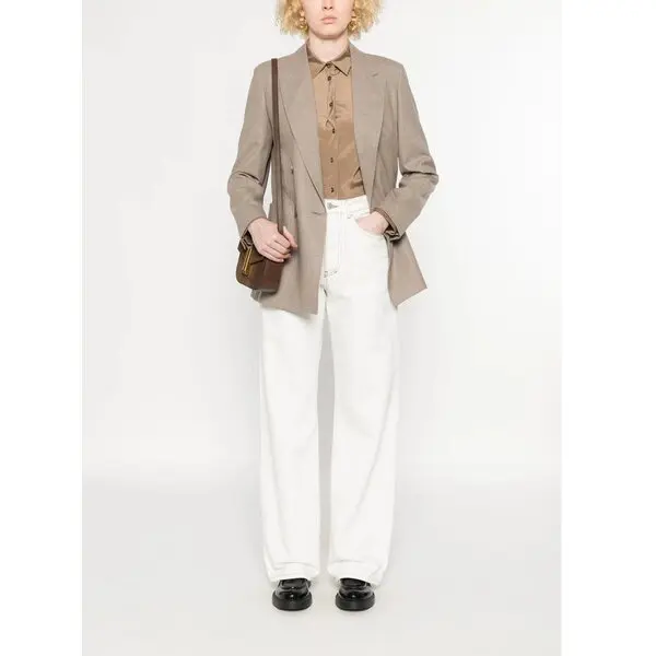 Max Mara Silk Blend Button-front Shirt