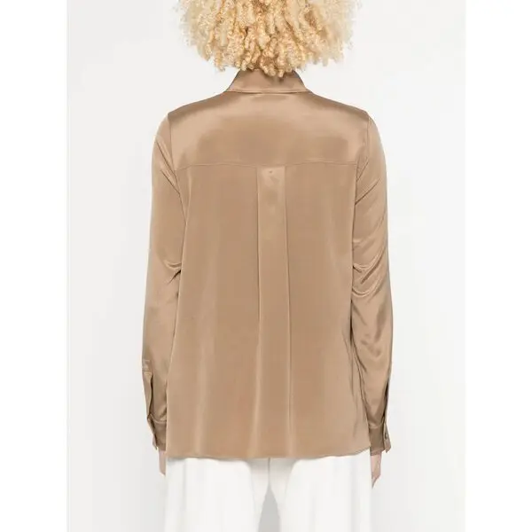 Max Mara Silk Blend Button-front Shirt