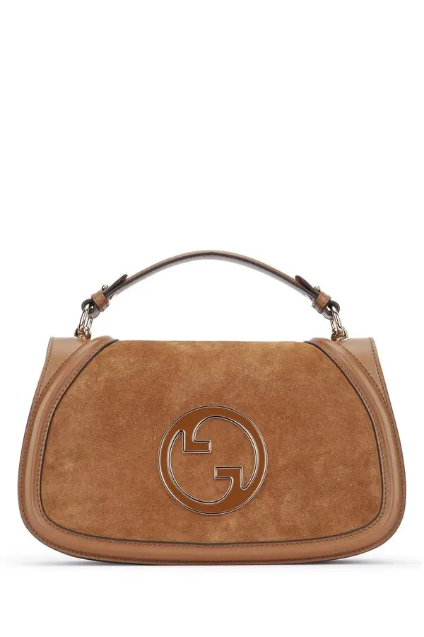 Gucci G.blondie Suede Dafne Handbag - Multicolor
