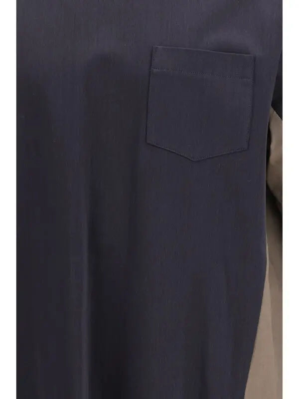 Sacai Cotton Typewriter And Cotton Jersey T-shirt