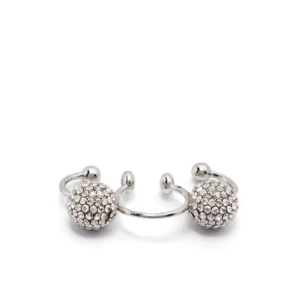 Valentino Garavani Embellished Crystal Body Jewellery - Silver