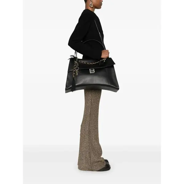 Balenciaga Leather Tote Bag With Magnetic Fastening