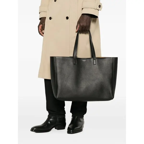 Saint Laurent Calf Leather Tote Bag