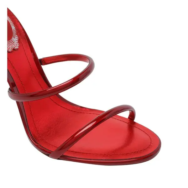 Rene Caovilla Cleo Pump Sandals - Red