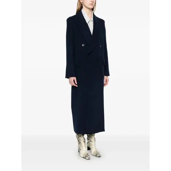 Max Mara Albania" Double Breasted Wool And Cashmere Coat