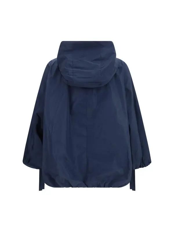 Max Mara Water-repellent Taffeta Blouson - Blue