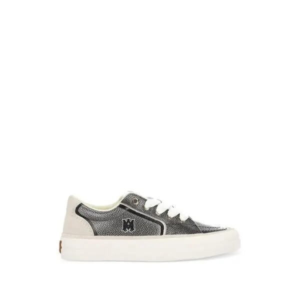 Amiri Grey Leather Low-top Sneakers