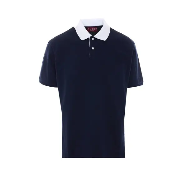 Gucci Polo With Inner Web Trim