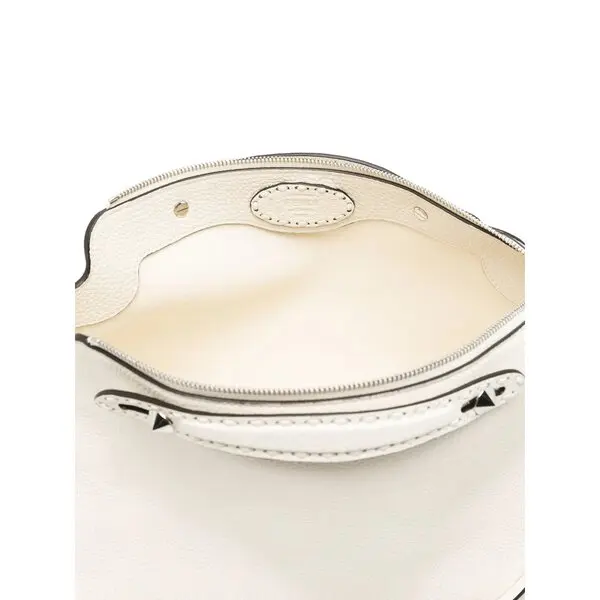 Fendi Calf Leather Tote Bag - White