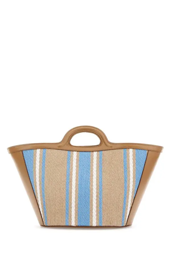 Marni Embroidered Canvas Tropicalia Bucket Bag - Multicolor