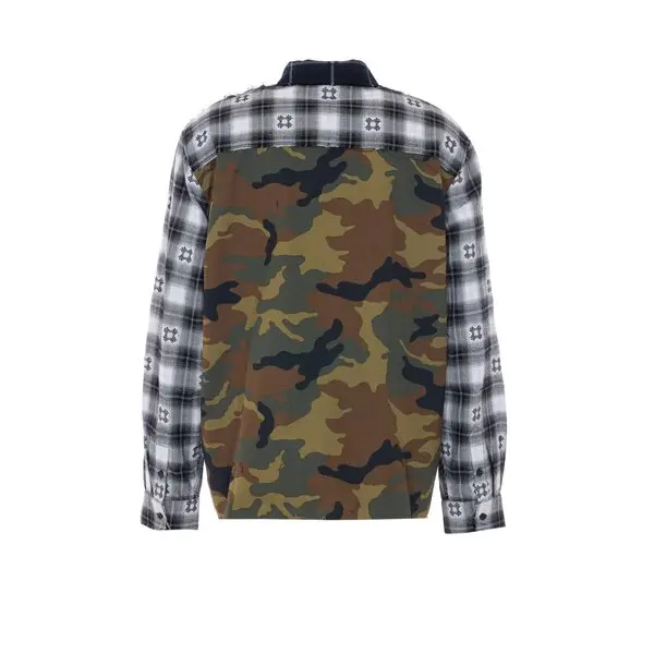 Amiri Ma Quad Flannel Shirt - Blue