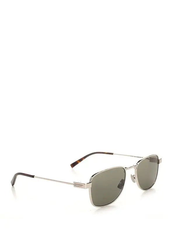 Saint Laurent Square Metal And Acetate Sunglasses