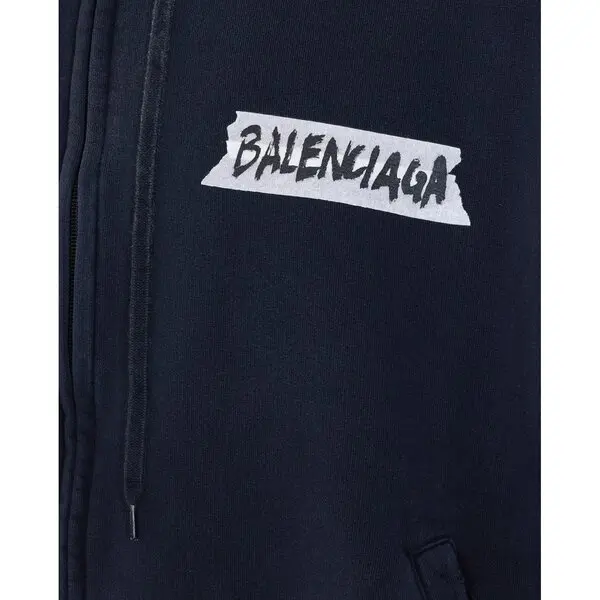 Balenciaga Oversized Masking Tape Hoodie