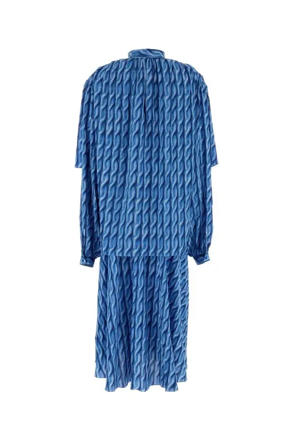 Balenciaga Printed Polyester Dress - Multicolor