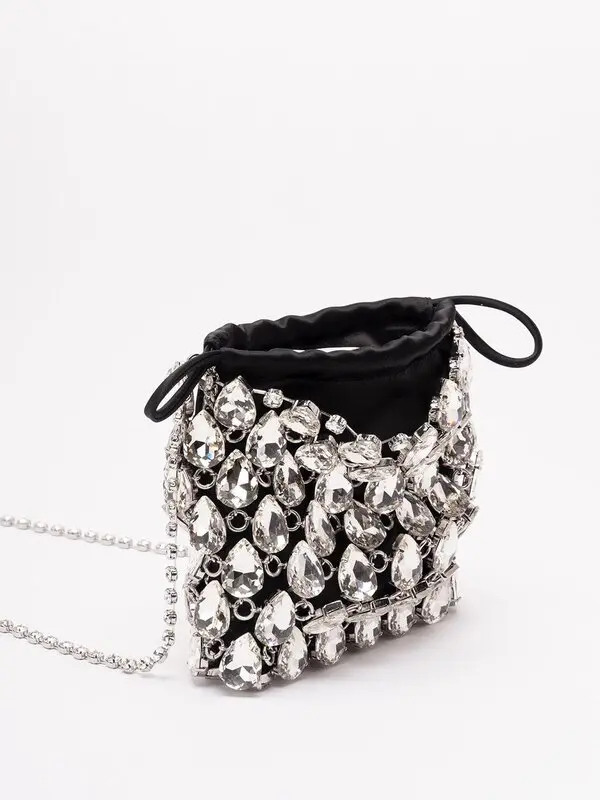 SELF-PORTRAIT Crystal Chainmail Mini Bag