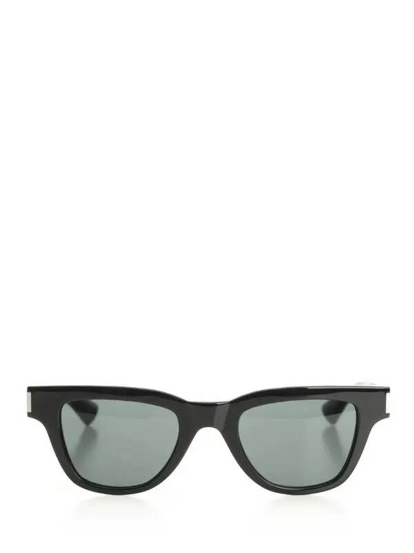 Saint Laurent Wellington Transparent Sunglasses - Black