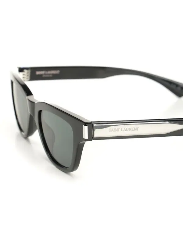 Saint Laurent Wellington Transparent Sunglasses - Black
