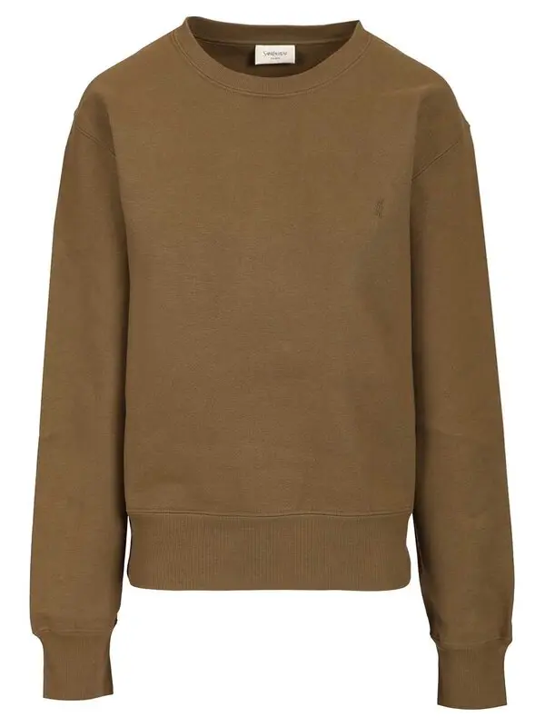 Saint Laurent Cassandre Sweatshirt - Green