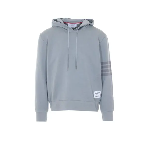 Thom Browne 4-bar Hoodie - Gray