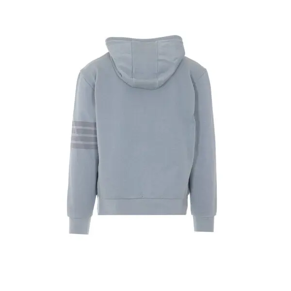 Thom Browne 4-bar Hoodie - Gray