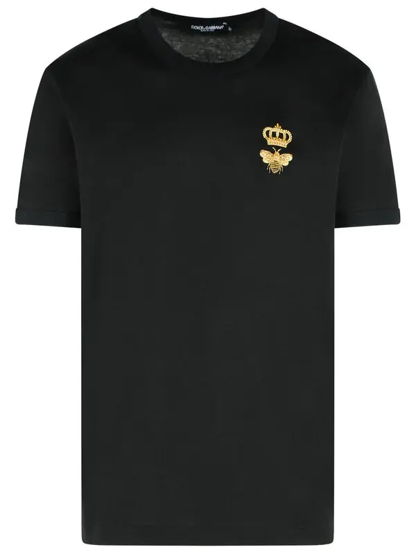 Dolce & Gabbana Viscose Blend T-shirt - Black