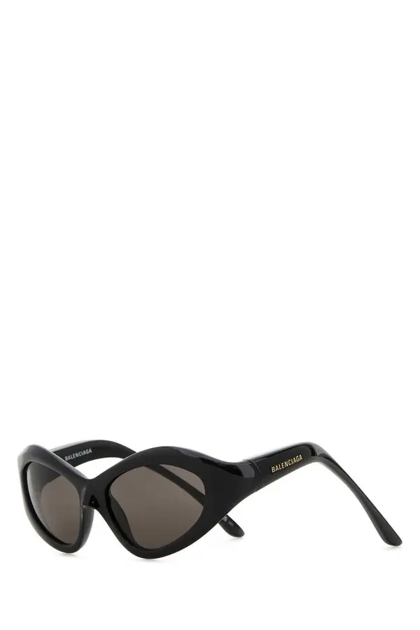 Balenciaga Nylon Orbit Cat Eye Sunglasses - Black