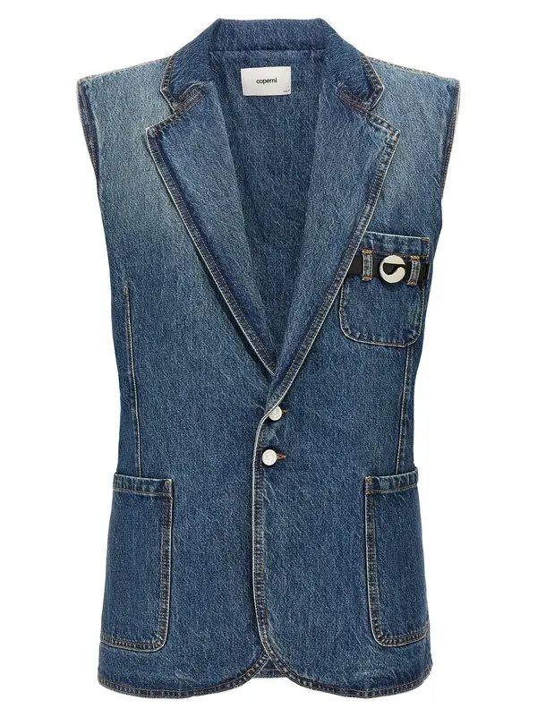 Coperni Strap Vest - Blue