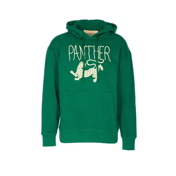 Valentino Garavani Panther Graphic Hoodie - Green