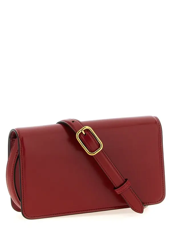 Valentino Garavani Calfskin Leather Clutch With Vlogo Signature