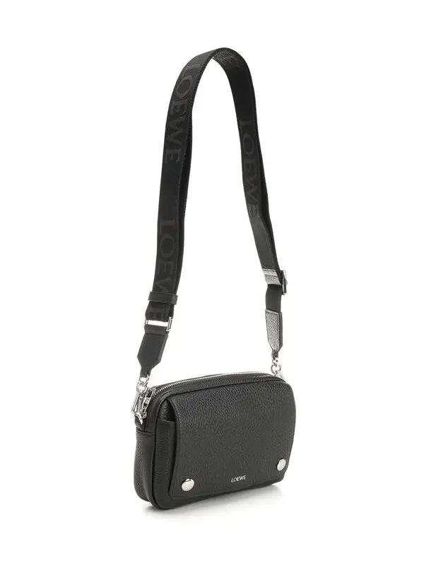 Loewe Messenger Pebble Bag - Black