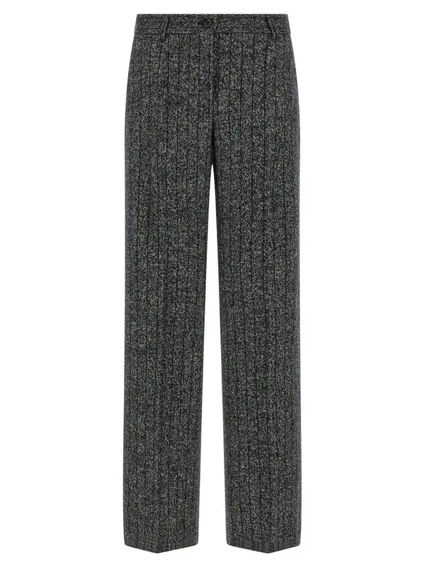 Dolce & Gabbana Striped Wool Trousers