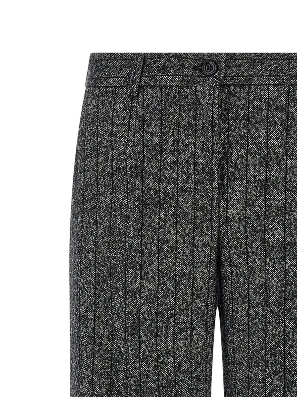Dolce & Gabbana Striped Wool Trousers