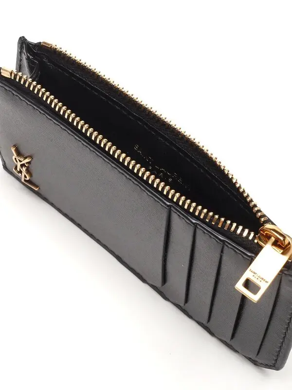 Saint Laurent Fragments Tiny Cassandre Card Holder