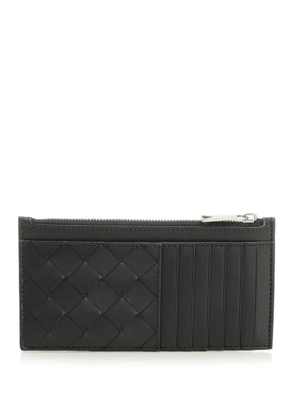 Bottega Veneta Long Braided Card Holder With Zip