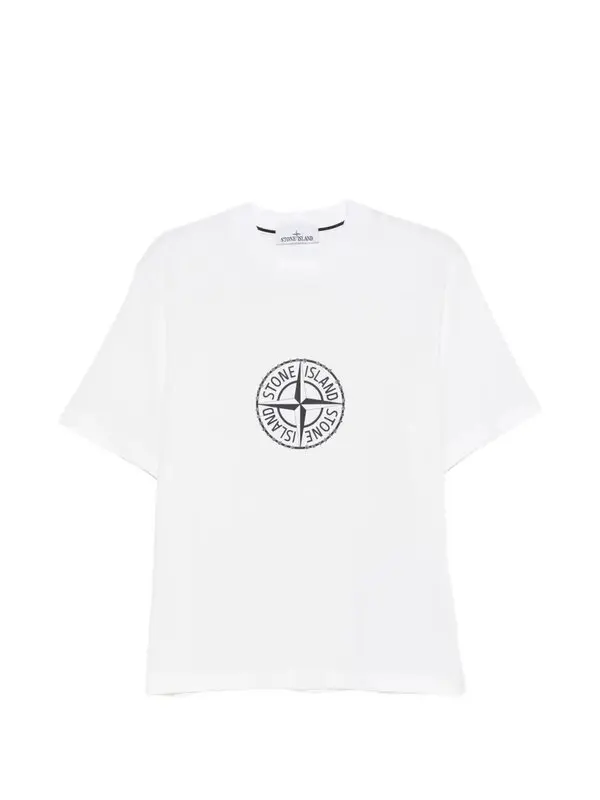 Stone Island All Around Compass` Print T-shirt
