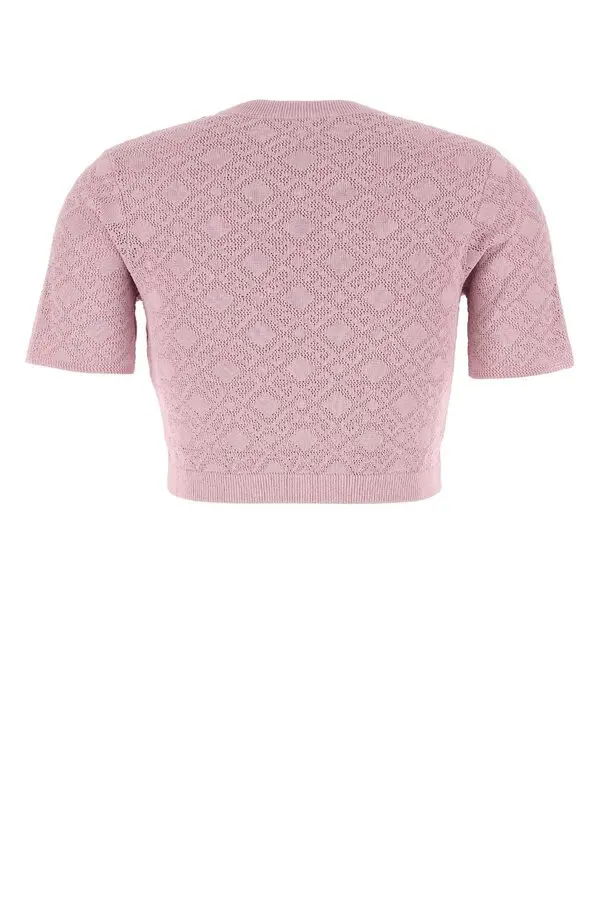 Givenchy Pointelle Knit Sweater - Pink