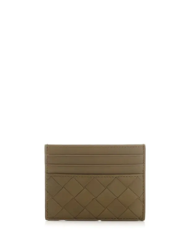 Bottega Veneta Intreccio Card Case - Brown